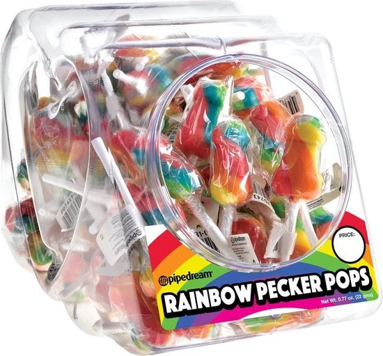 Rainbow Pops - Fishbowl - 72 Pcs | bol.com