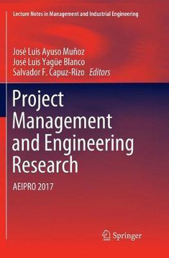 Lecture Notes in Management and Industrial Engineering- Project ...