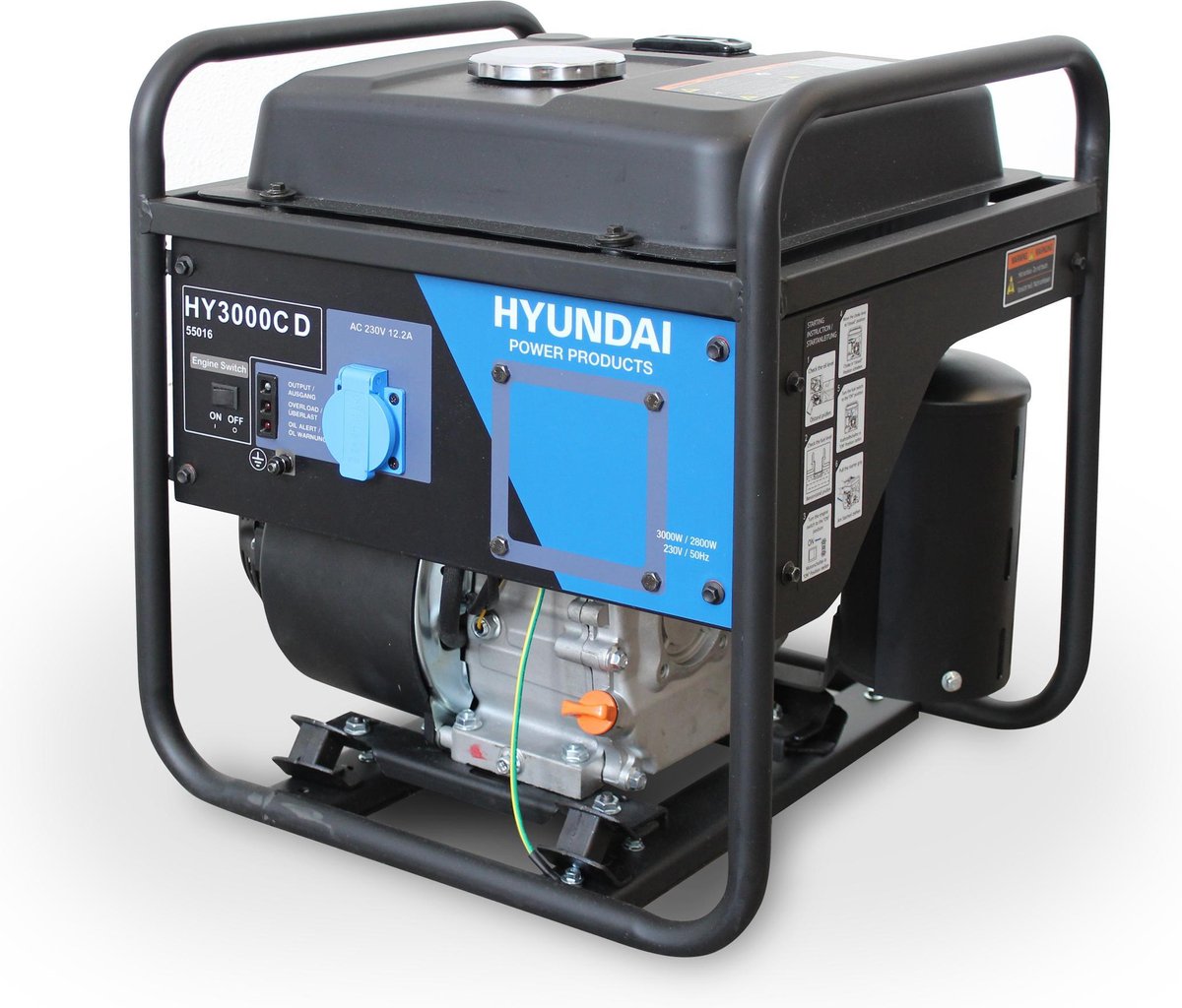 Hyundai converter generator 3,0 kW met 208cc benzine motor - 'heavy ...