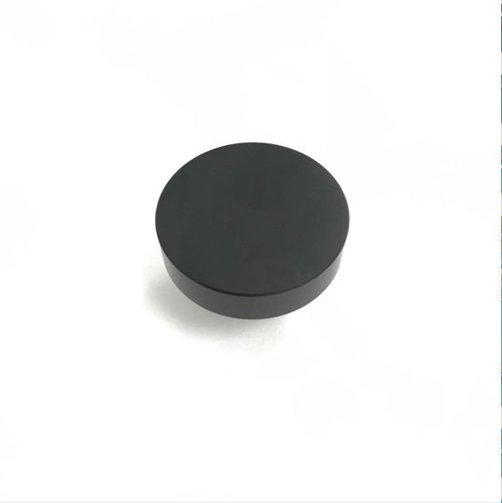 BRAFIX Meubelknop Mat Zwart Vlak Rond Ø 40 mm - Modern Industrieel | bol