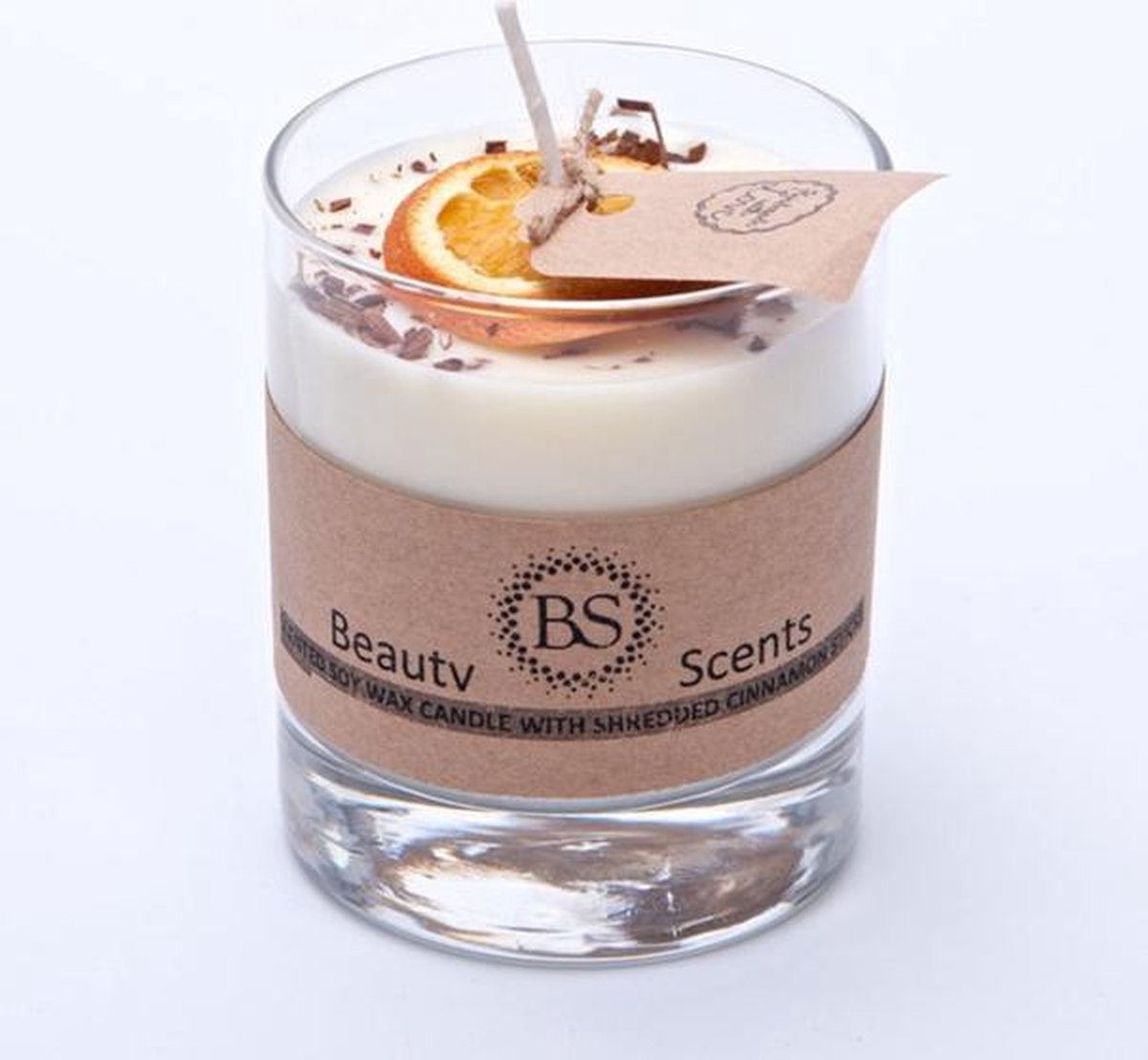 bol.com | Wax geurkaars in glas in sinaasappel kaneel geur met ... bol.com | Wax geurkaars in glas in sinaasappel kaneel geur met ...