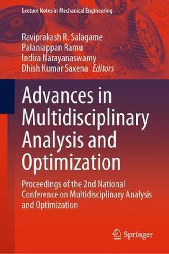Advances in Multidisciplinary Analysis and Optimization | 9789811554315 ... Advances in Multidisciplinary Analysis and Optimization | 9789811554315 ...