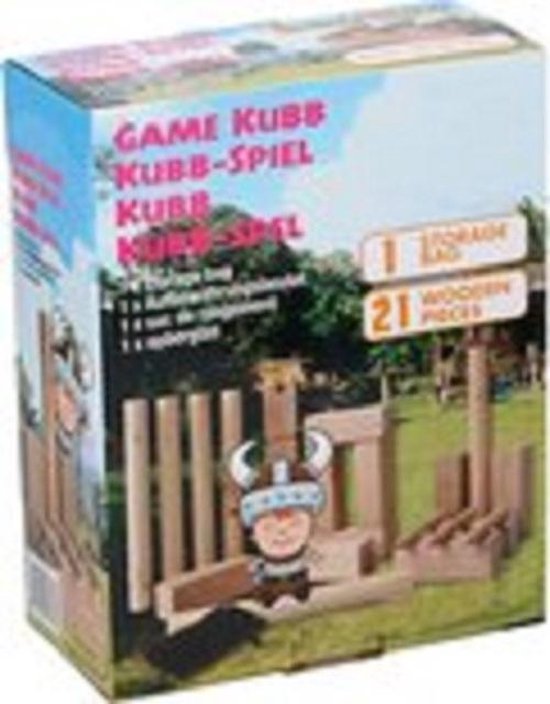 Eddy Toys Kubb Spel Medium Hout - Buitenspel voor Kinderen en Volwassenen - 21-Delige... | bol