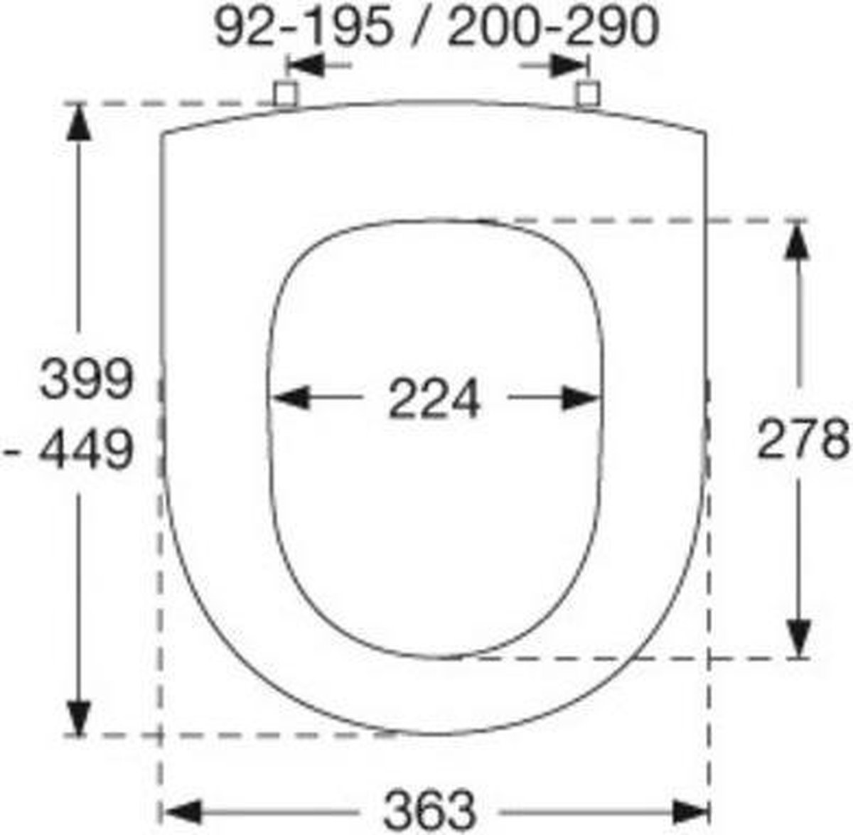 Pressalit Closetzitting Pressalit Objecta D / Projecta D Zonder Deksel ...