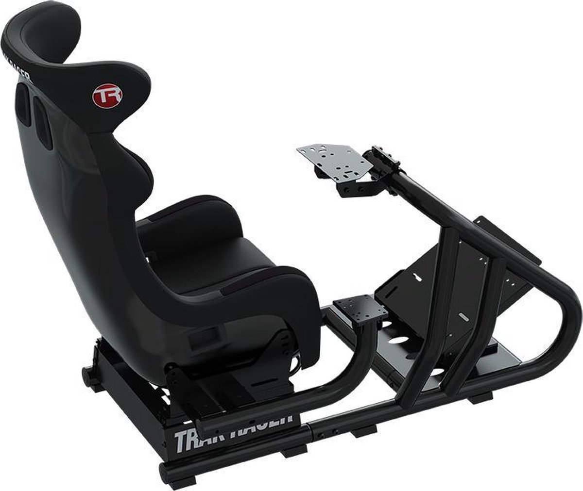 Trak Racer RS6 MACH 3 Black Racing Simulator Rig and GT Style Seat ...