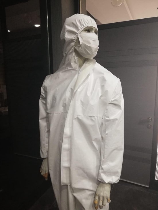 Beschermende Coverall - Cat lll - TYP5-B - TYP6-B Maat L | bol