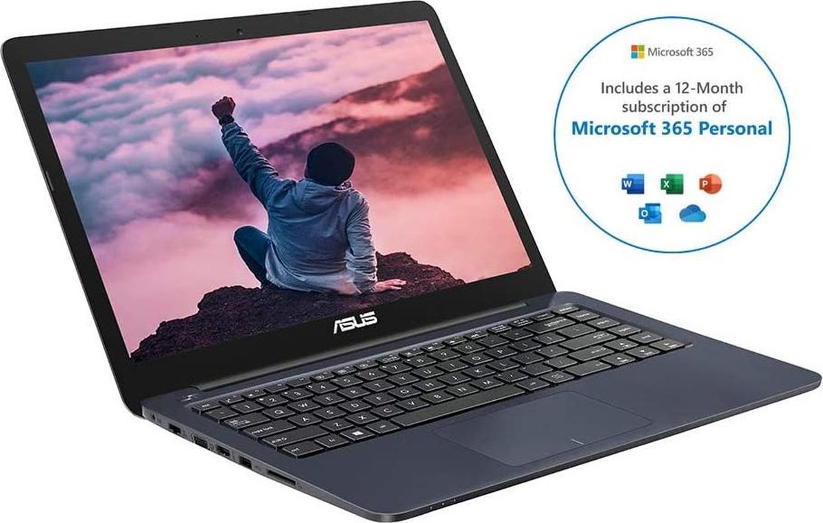 Asus 14 inch laptop - 4GB RAM - 64GB + 480GB SSD- AMD E2 Quad Core ...