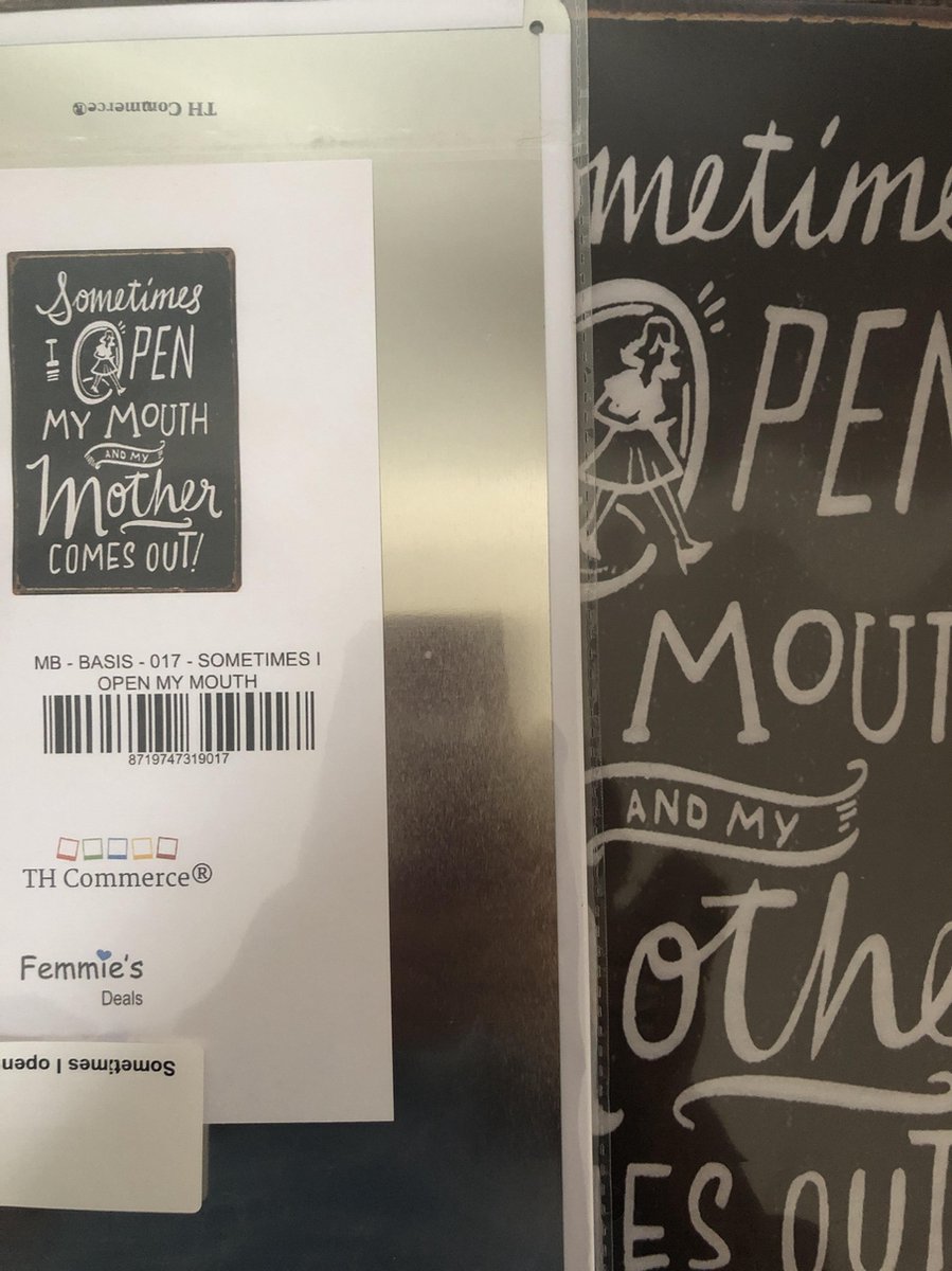 Mouth - Mother - Mond - moeder - Grappig Spreuk - Krijtbord - Vintage ...