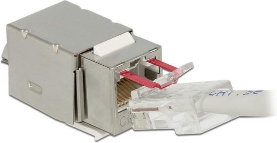 STP CAT6 Gigabit Keystone module RJ45 (beveiligd) - LSA (toolless ...