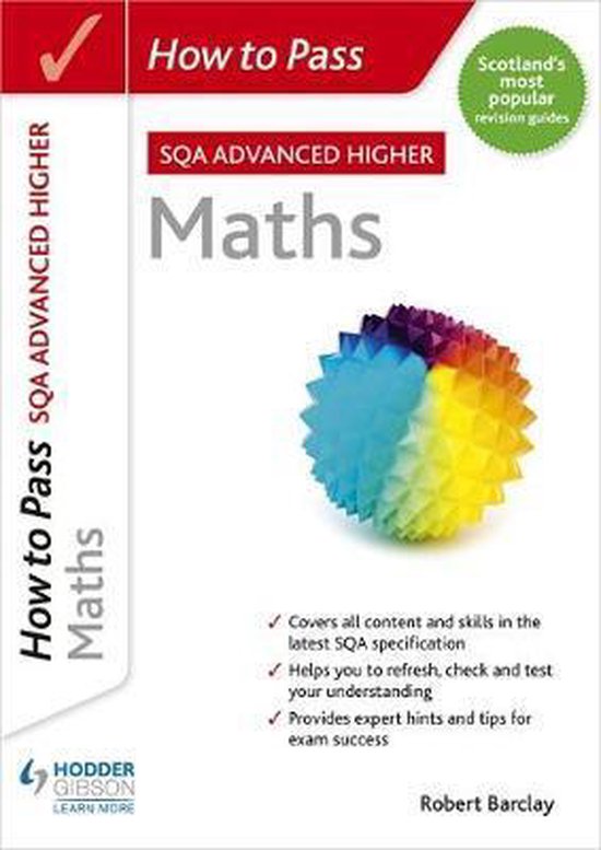 How to Pass SQA Advanced Higher Maths | 9781398312210 | Robert Barclay | Boeken | bol