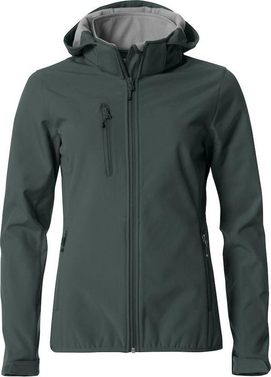 Clique Basic Hoody Softshell Ladies pistol s | bol.com