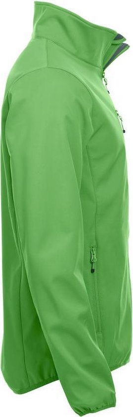 Clique Basic Softshell Jas Heren Appelgroen maat M | bol.com