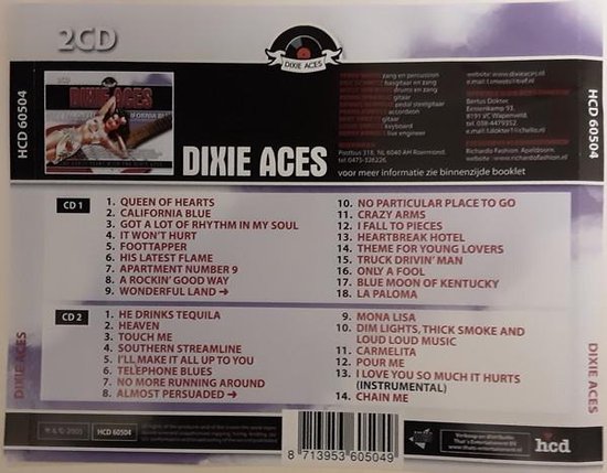 The Early Years with the Dixie Aces - Dubbel-Cd, Dixie Aces | CD (album ...