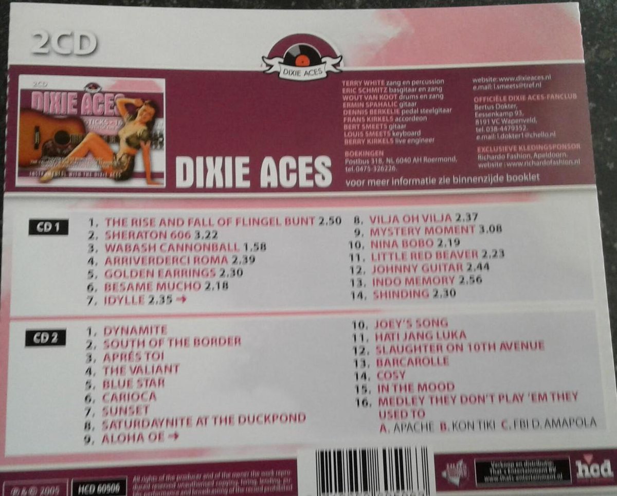 Instrumental with the Dixie Aces, Dixie Aces | CD (album) | Muziek | bol