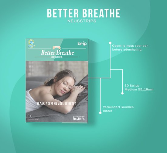 BRIP | Anti Snurk Strips - 30 Stuks - Neus strips - Normale Huid ...