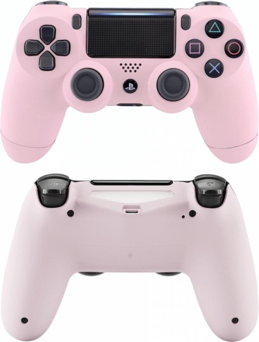 Sony DualShock 4 Controller PS4 V2 - Soft Touch Lichtroze Set Custom ...