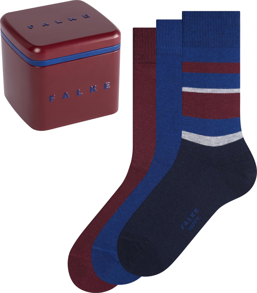 Lot de 3 Chaussettes FALKE Happy Box pour hommes - Taille 39-42 | bol.com