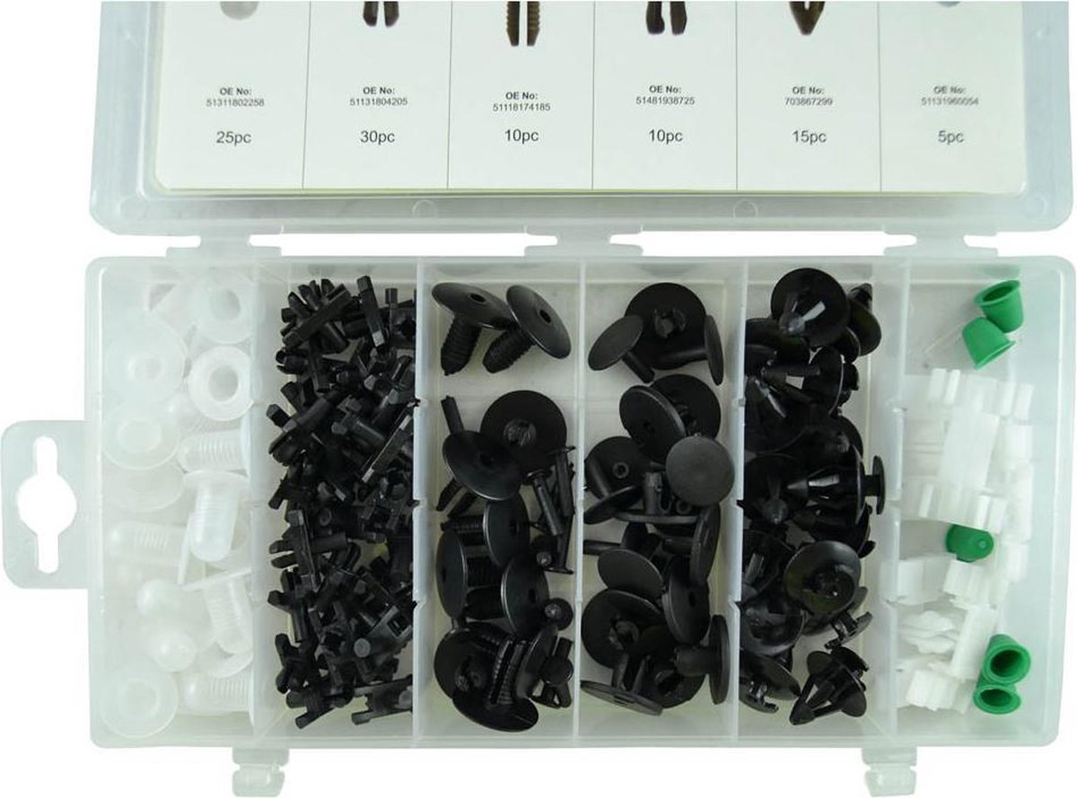 JBM Tools | Sets van plastic clips voor BMW (95 stuks) | bol.com