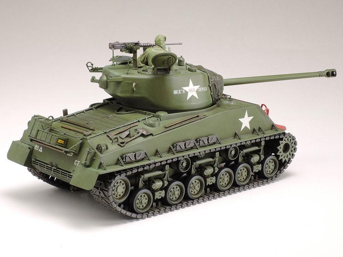 Tamiya États-Unis Char Medium M4A3E8 Sherman "Easy Eight" Guerre de Corée + colle Tamiya | bol.com