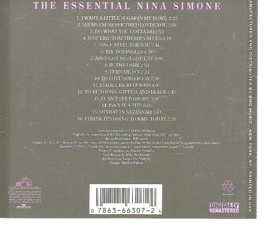 Essential Nina Simone, Nina Simone | CD (album) | Muziek | bol.com