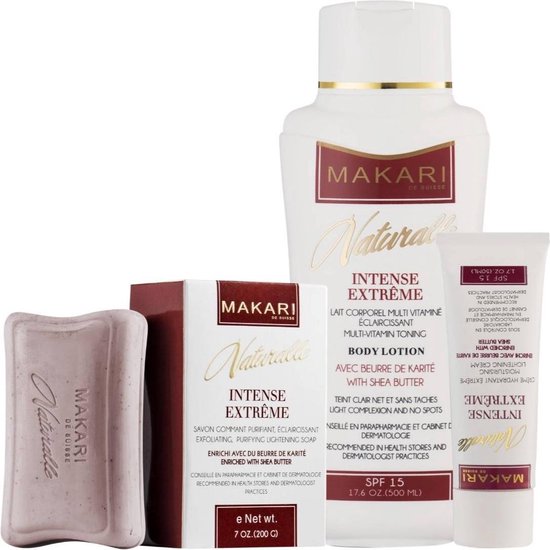 MAKARI NATURALLE INTENSE EXTREME 3 PIECES BODY CARE SET | bol