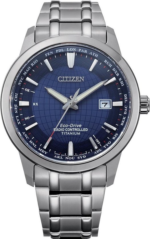 Citizen Super Titanium Horloge - Citizen heren horloge - Zilver ...