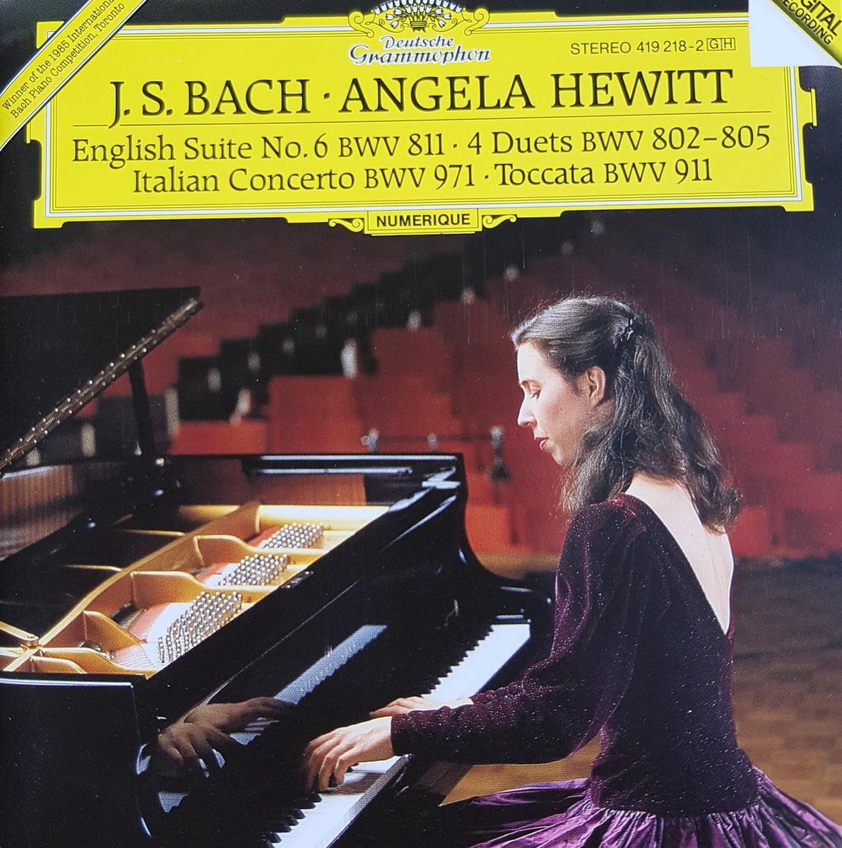 J.S. Bach Suite No. 6 - 4 Duets-Italan Concerto - Toccata Angela Hewitt ...