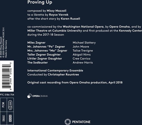 Missy Mazzoli & Royce Vavrek, Opera Omaha, International Contemporary ...