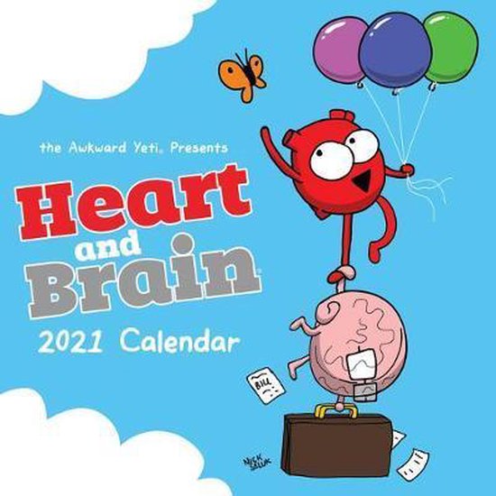 Heart and Brain 2021 Wall Calendar | bol.com