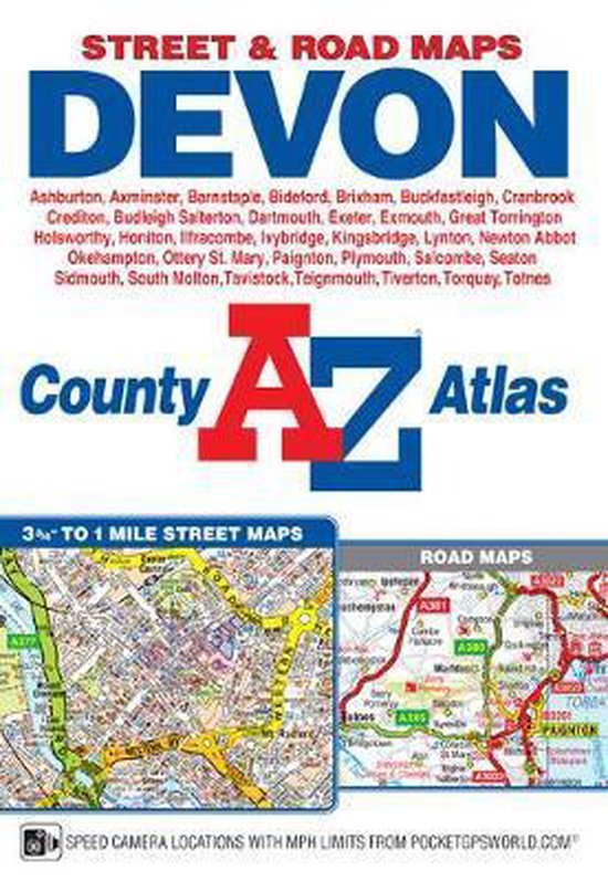 Devon A-Z County Atlas, A-Z Maps | 9781782572855 | Boeken | bol.com