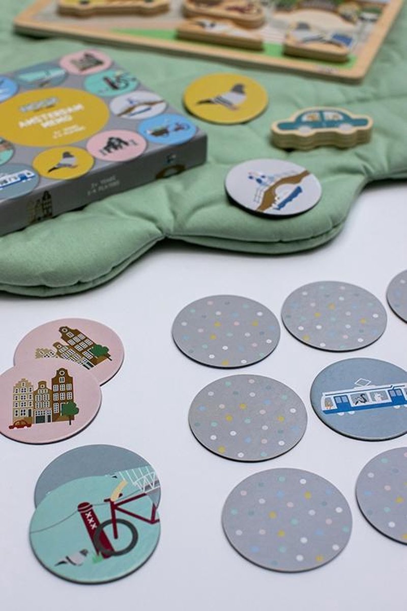 Memo Spel Amsterdam - fairly made - duurzaam cadeau | Games | bol