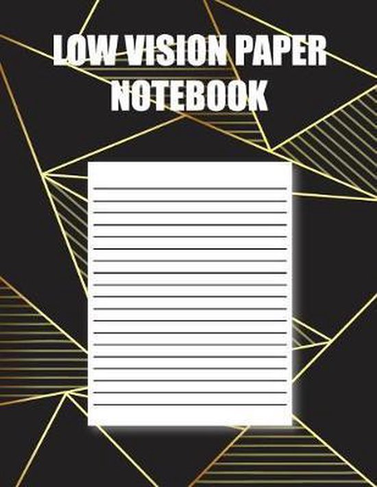 Low Vision Paper Notebook, Smw Publishing | 9781083035387 | Boeken ...