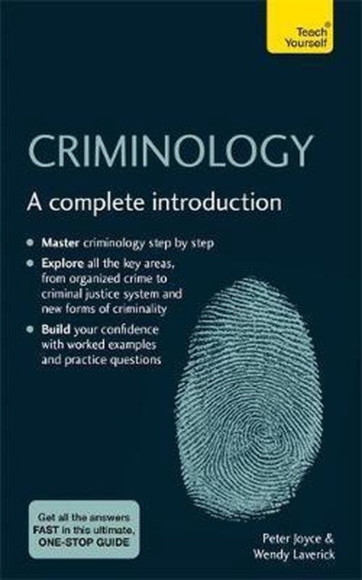 Criminology A complete introduction Teach Yourself, Peter Joyce ... Criminology A complete introduction Teach Yourself, Peter Joyce ...
