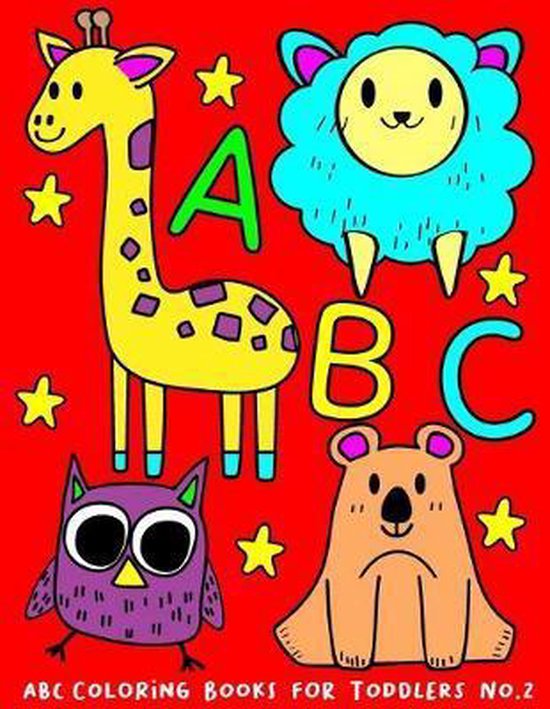 ABC Animal Coloring Book- ABC Coloring Books for Toddlers No.2, Salmon ...