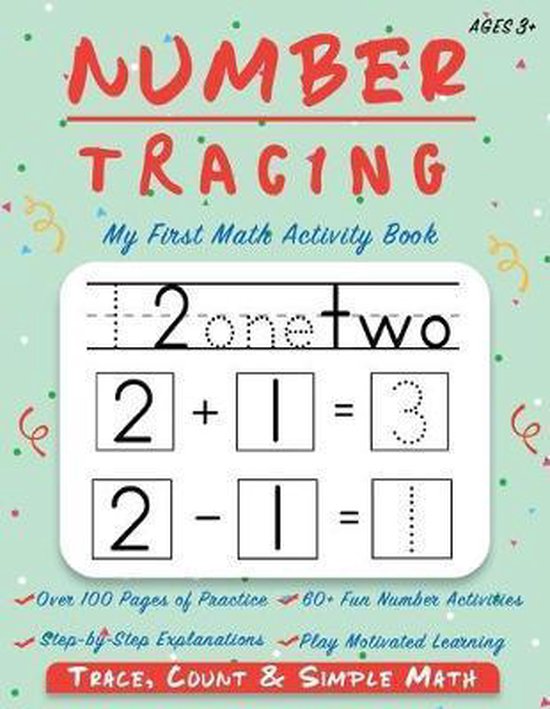 Math Activity Lesson Plan- Number Tracing - My First Math Activity Book ...