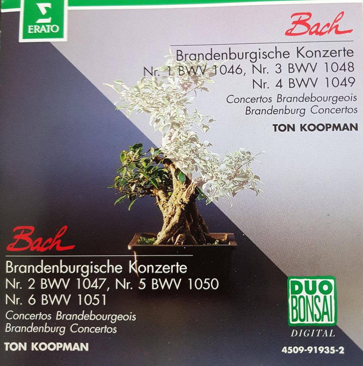 Bach Brandenburgische Konzerte / Brandenburg Concertos - Ton Koopman ...