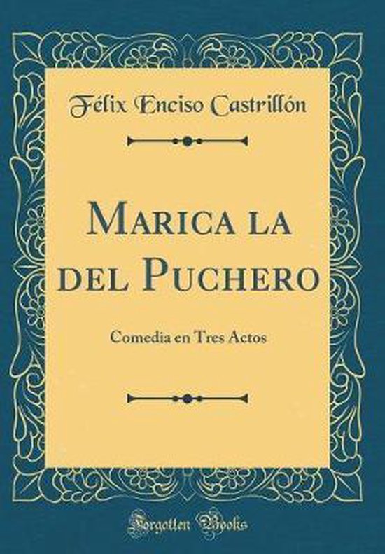 Marica La del Puchero, Felix Enciso Castrillon | 9781397368775 | Boeken ...