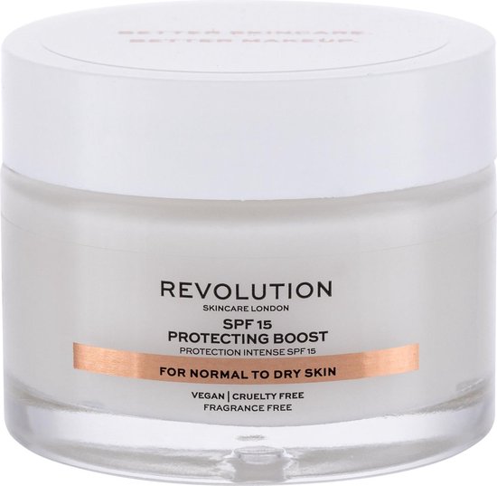Makeup Revolution - Moisture Cream Normal to Dry Skin SPF 15 - Denní ...