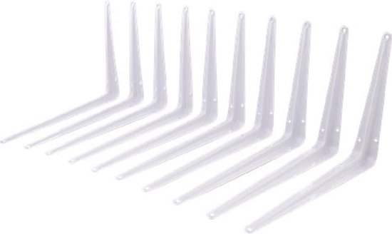 Plankdrager set van 10 stuks 20x25 cm – plankdragers – wandplank ...