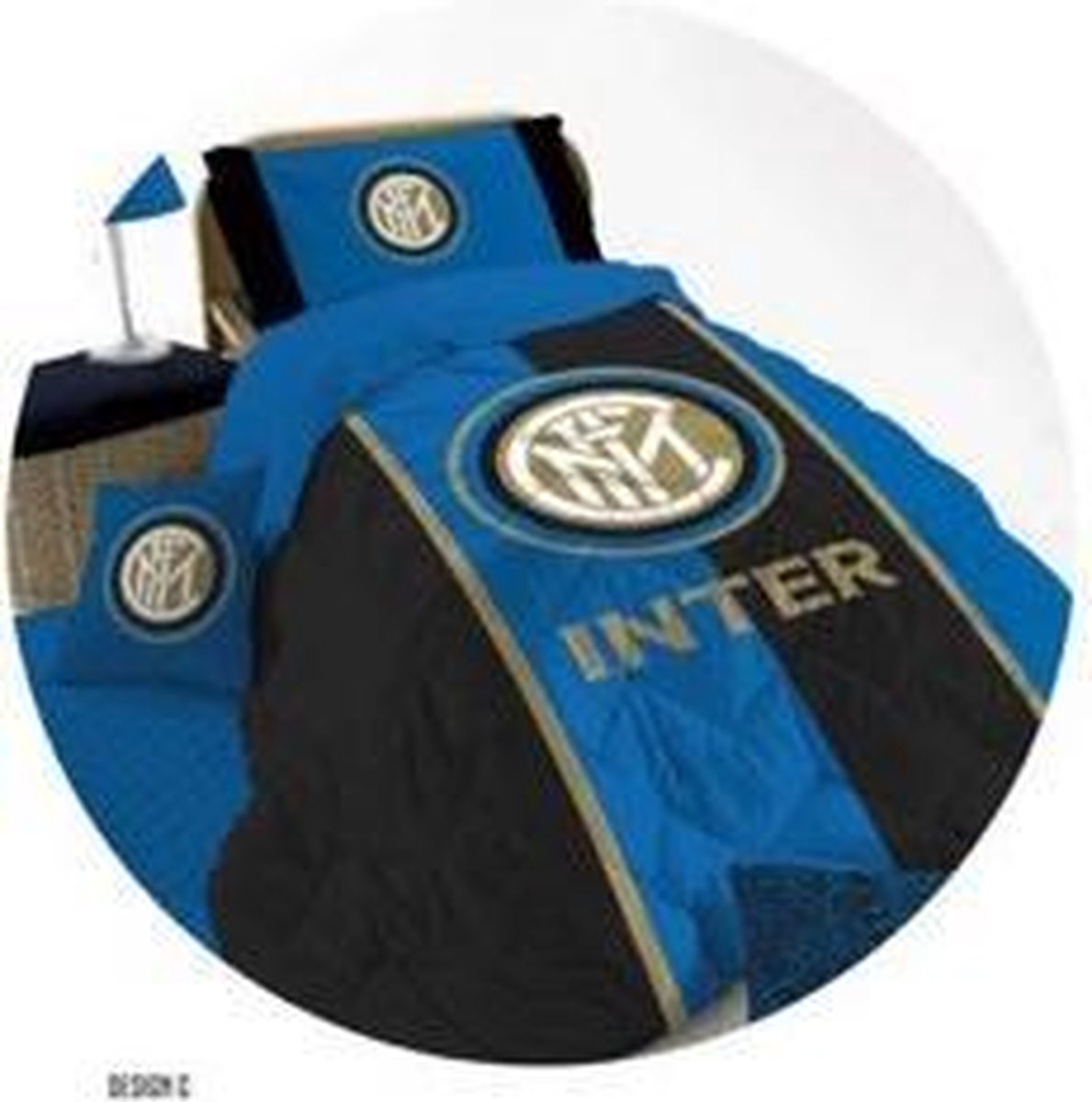 Housse de couette Inter Milan - Simple - 140 x 200 cm - Blauw | bol.com