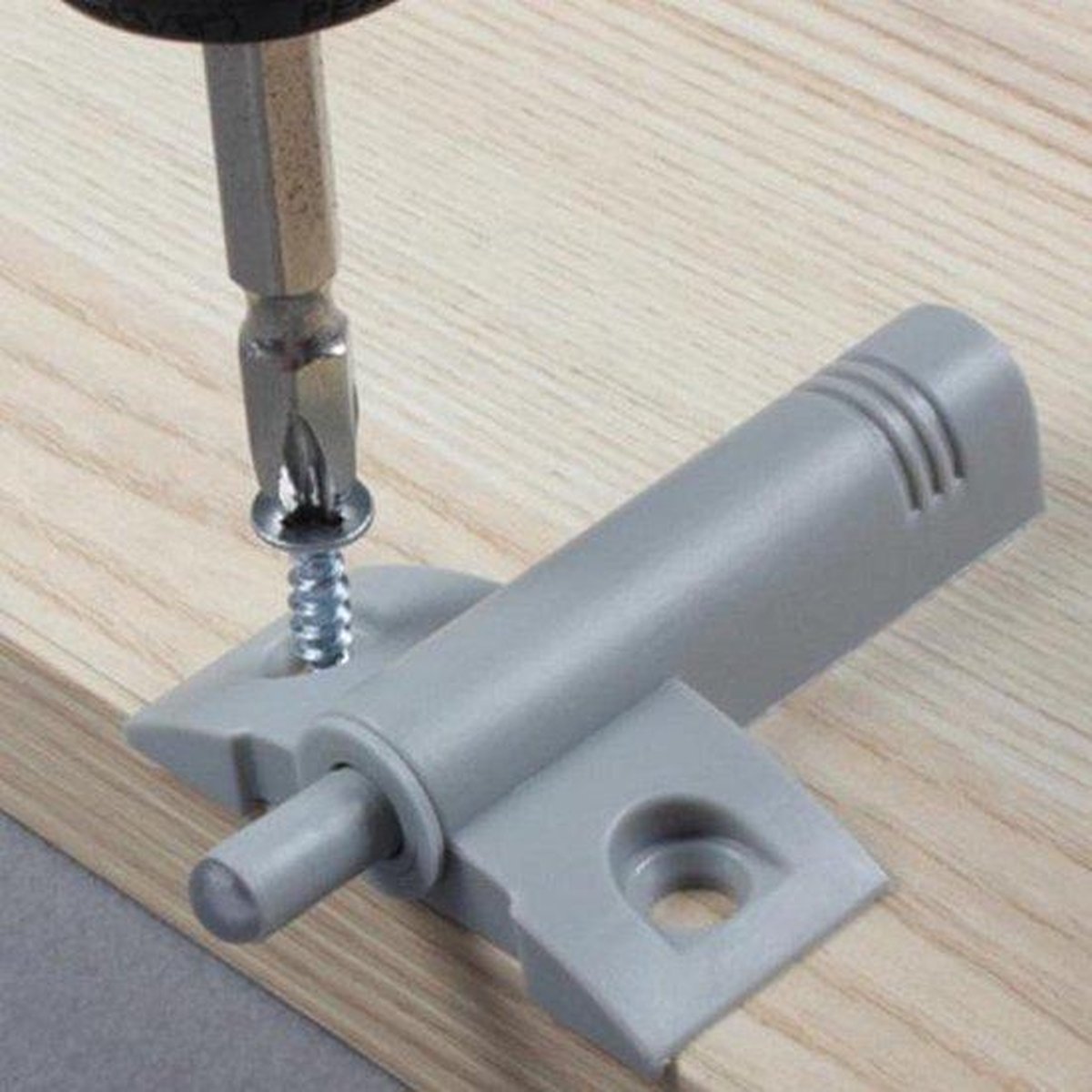 SAMA™ deurdempers grijs 8 stuks incl schroeven - deur/lade dempers ...