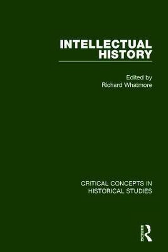 Intellectual History | 9780415662994 | Richard Whatmore | Boeken | bol
