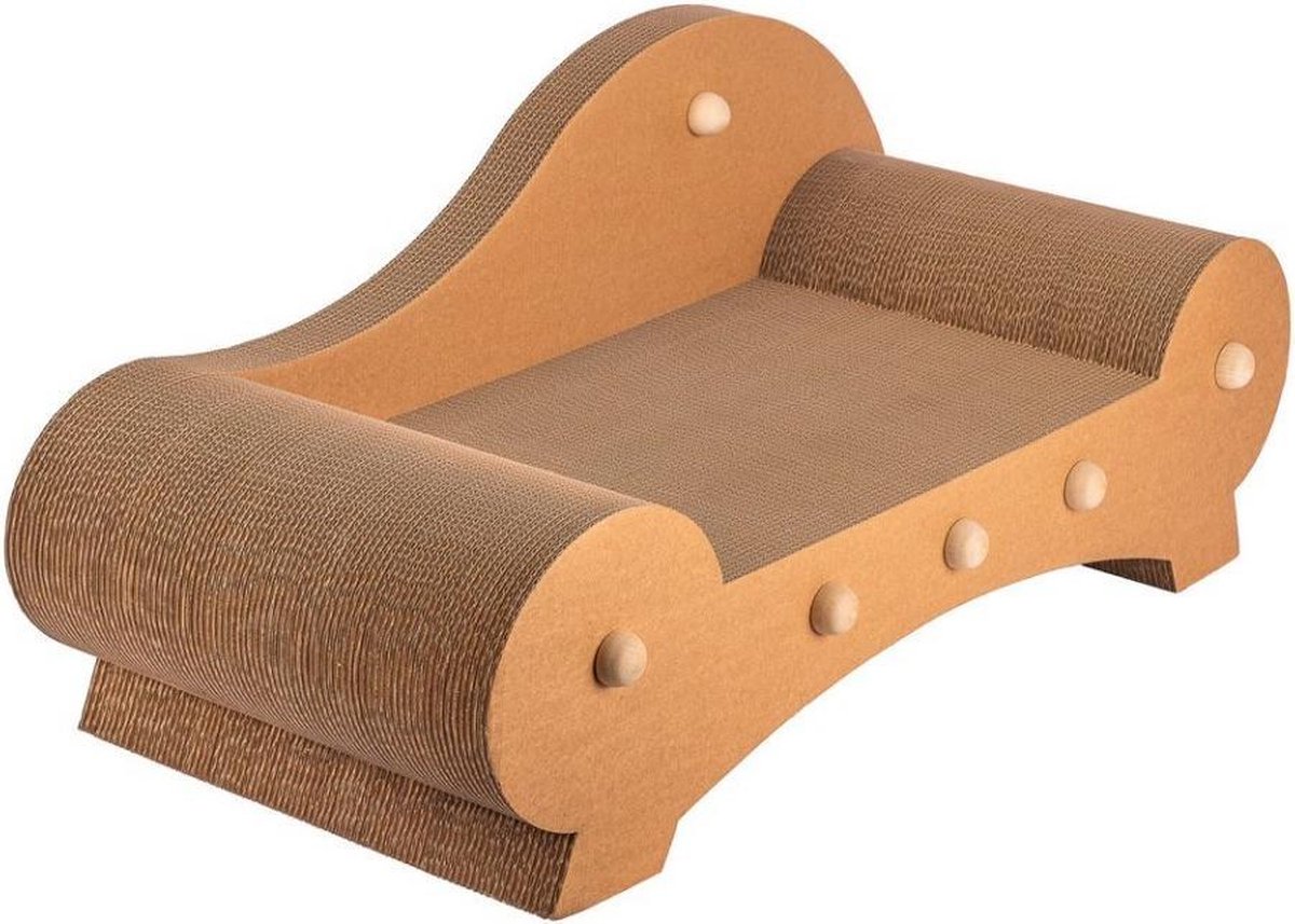 Ella krabkarton Deluxe is de relax sofa voor katten | bol.com