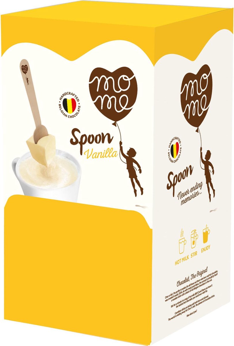 Choc-o-lait Spoon Vanille - Warme chocolademelk lepels (60 porties ...
