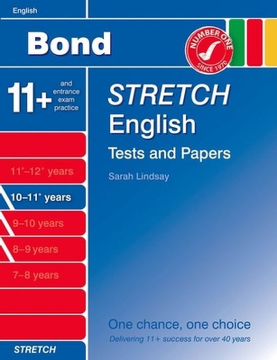 Bond Stretch English Tests and Papers 10-11+ Years | 9781408518656 | J ...