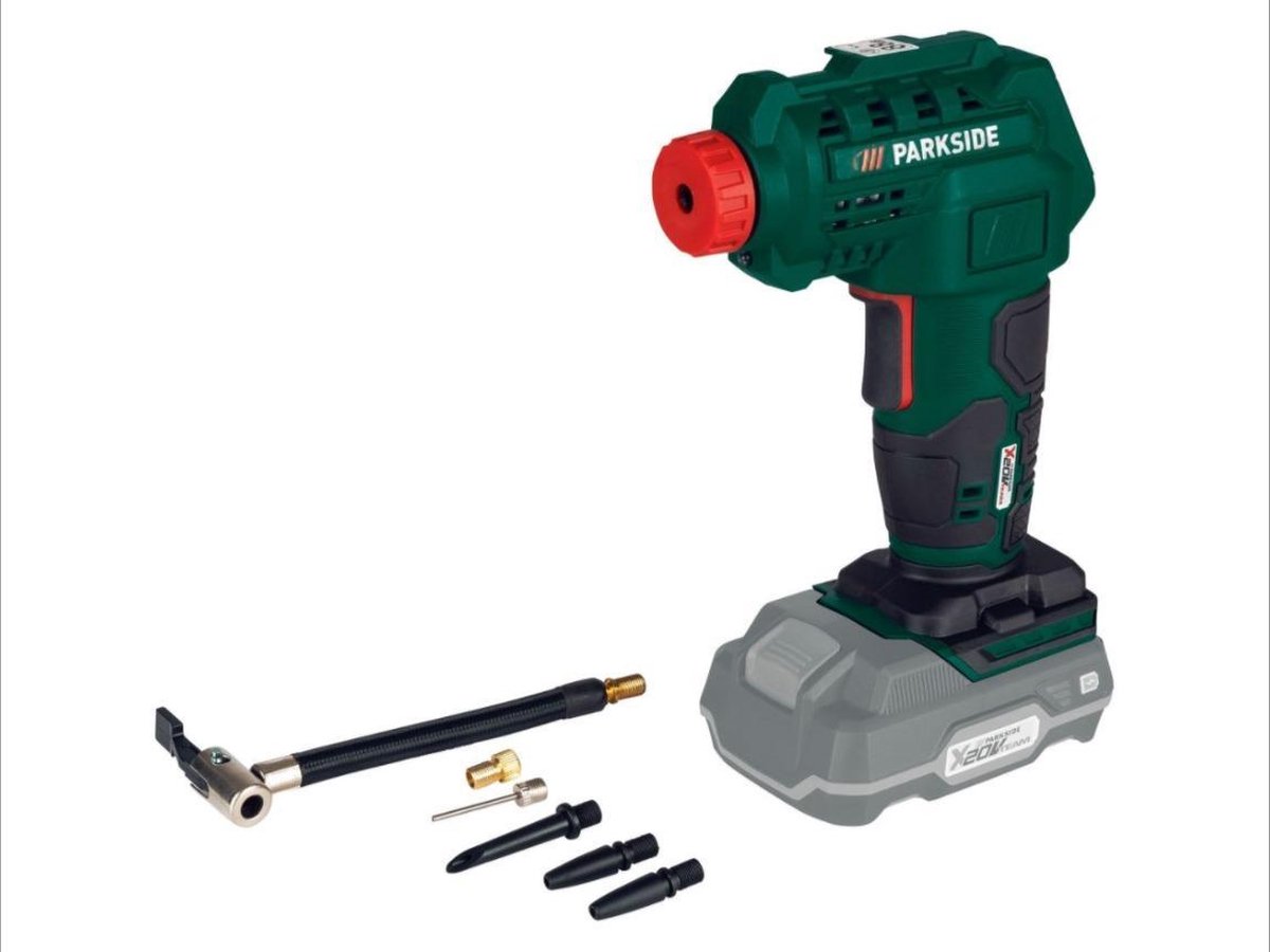 PARKSIDE® Accu-compressor en -luchtpomp 20V zonder accu en lader - 2-in ...