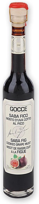 Gocce Saba Balsamico Azijn Vijg Dressing 100 ml | bol.com