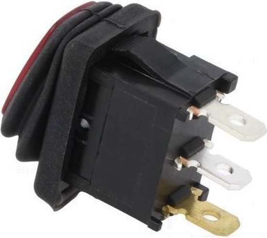 Schakelaar - Rood - 12V - 16A - Verlicht | bol.com