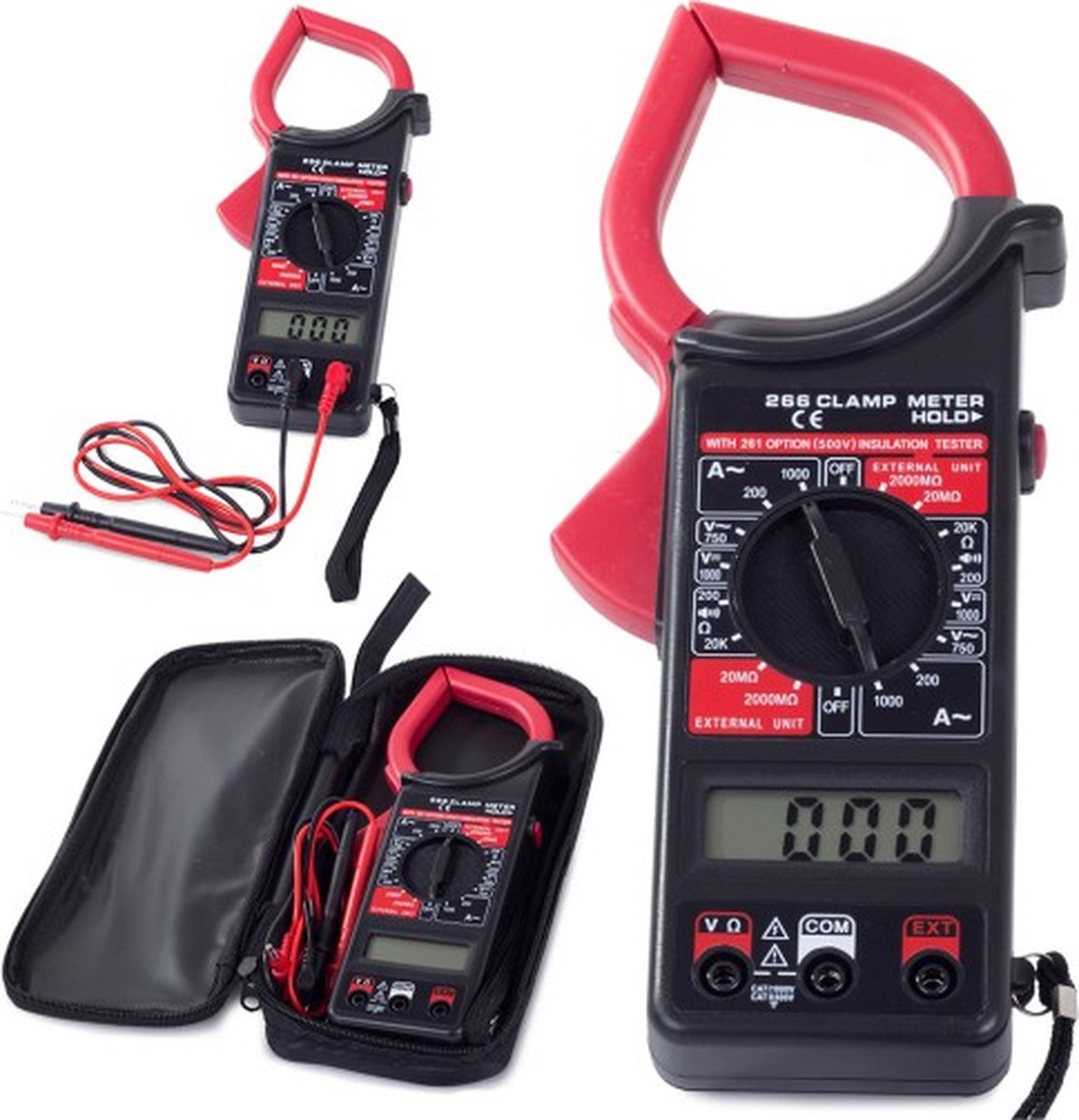 Digitale Professionele Multimeter Met Klem - Universele Stroomtang ...