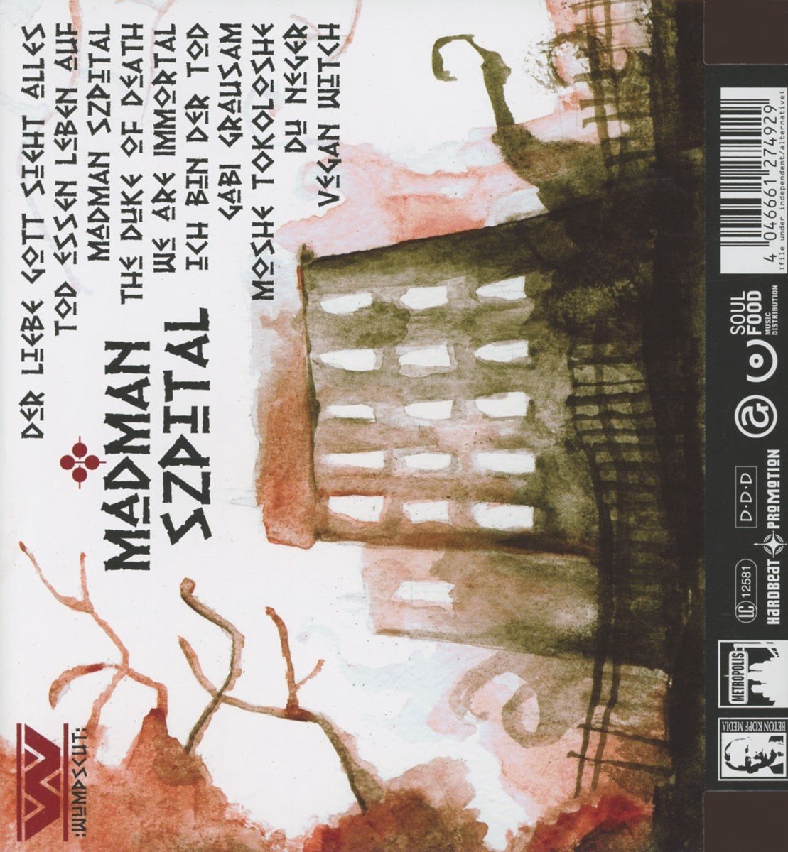 Wumpscut - Madman Szpital (CD), Wumpscut | CD (album) | Muziek | bol.com